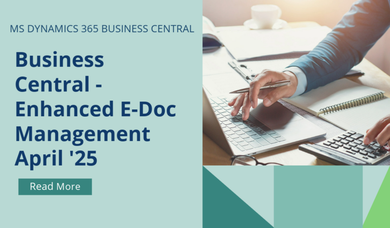 Business Central - Enhanced E-Doc Management - Brookland Solutions